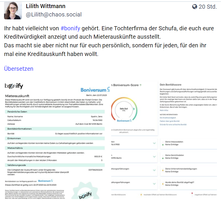 Schufa Bonify-App: Sicherheitslücke ermöglicht beliebige Daten ...